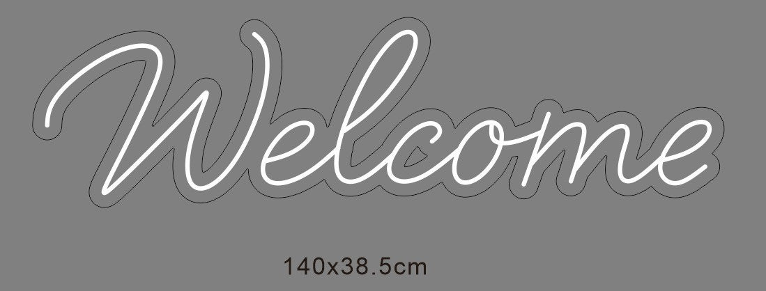 WELCOME 3 – Oasis Neon Signs